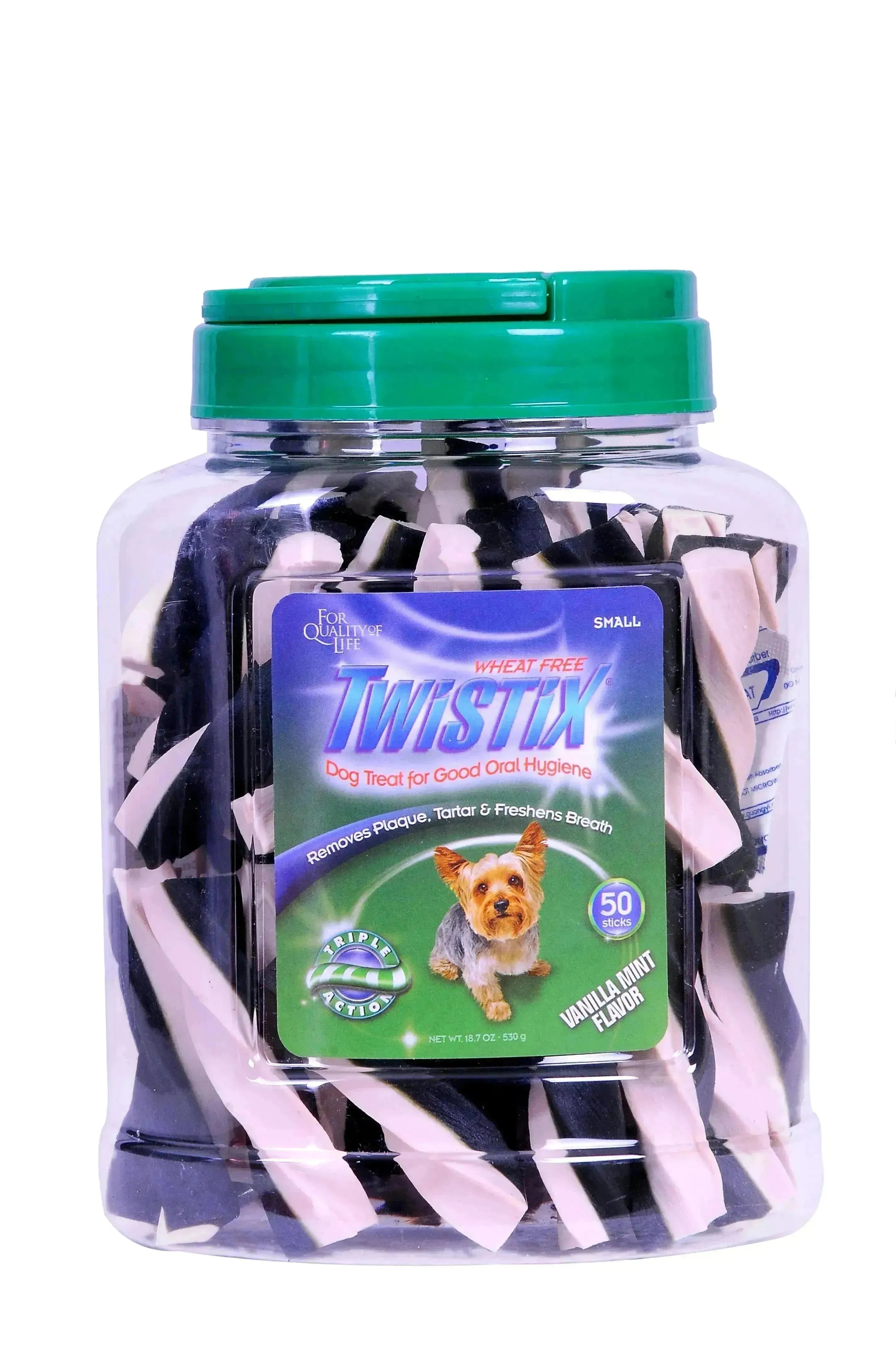 Shop Online for Twistix Canister Vanilla Mint Dog Treats | PetsCura